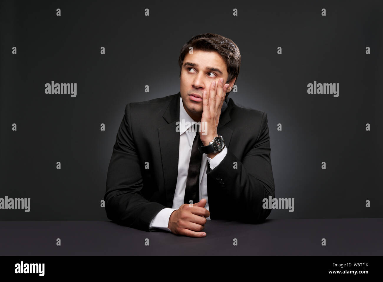 Young man serious edgy hi-res stock photography and images - Alamy