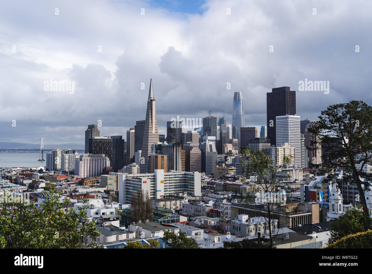 San Francisco Skyline Stock Photo - Alamy