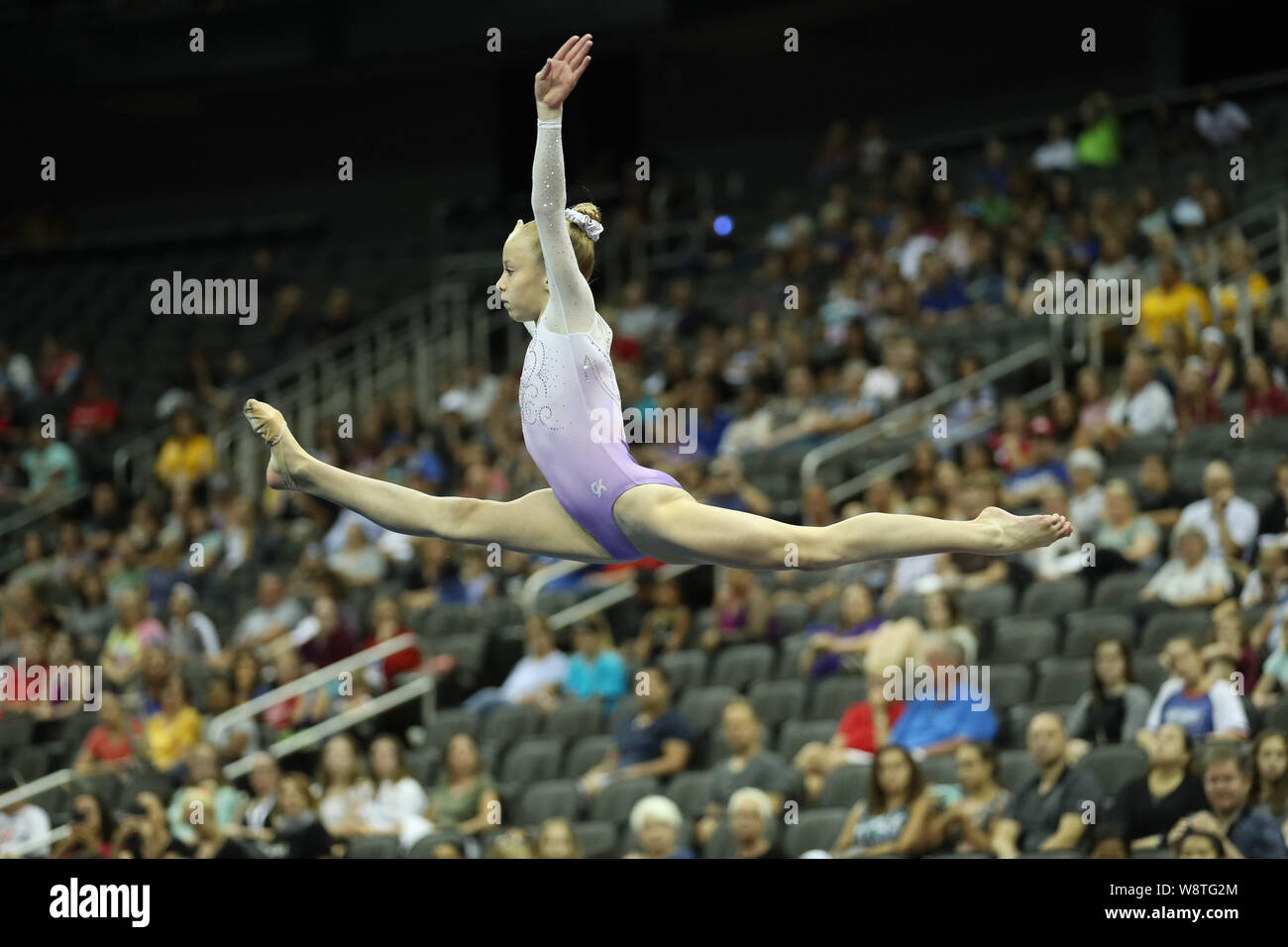 August 9, 2019: Gymnast Nola Matthews competes during day one of the ...
