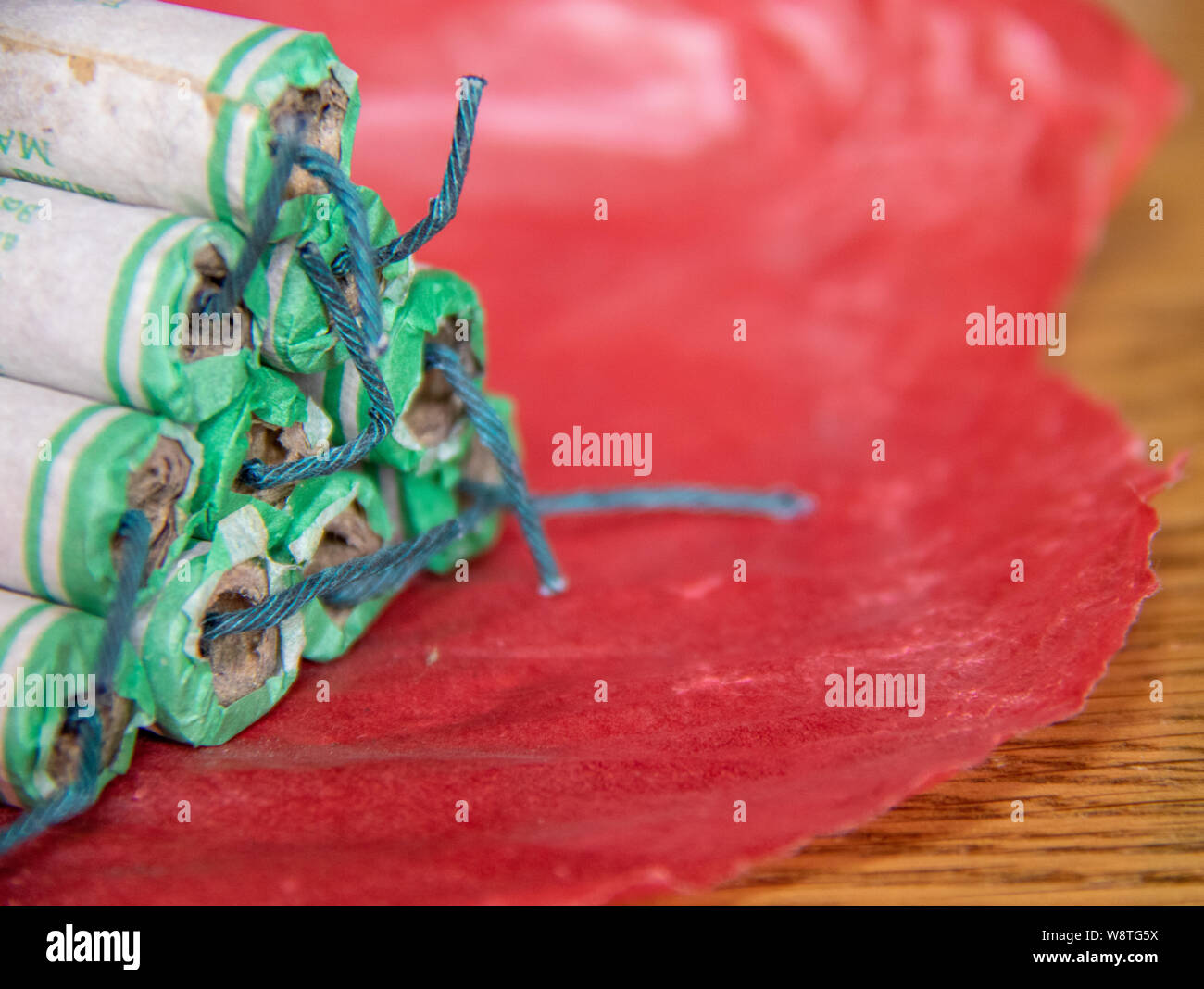 Pile of Chinese Firecrackers Stock Photo - Alamy