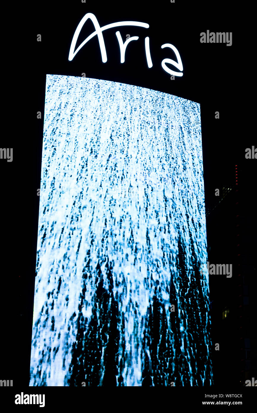 LAS VEGAS, NV/USA - FEBRUARY 14, 2016: The Aria hotel and casino ...