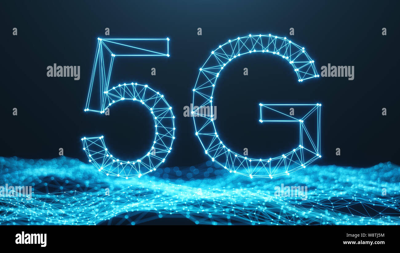 5G wireless high-speed mobile Internet. Technology concept. High speed ...
