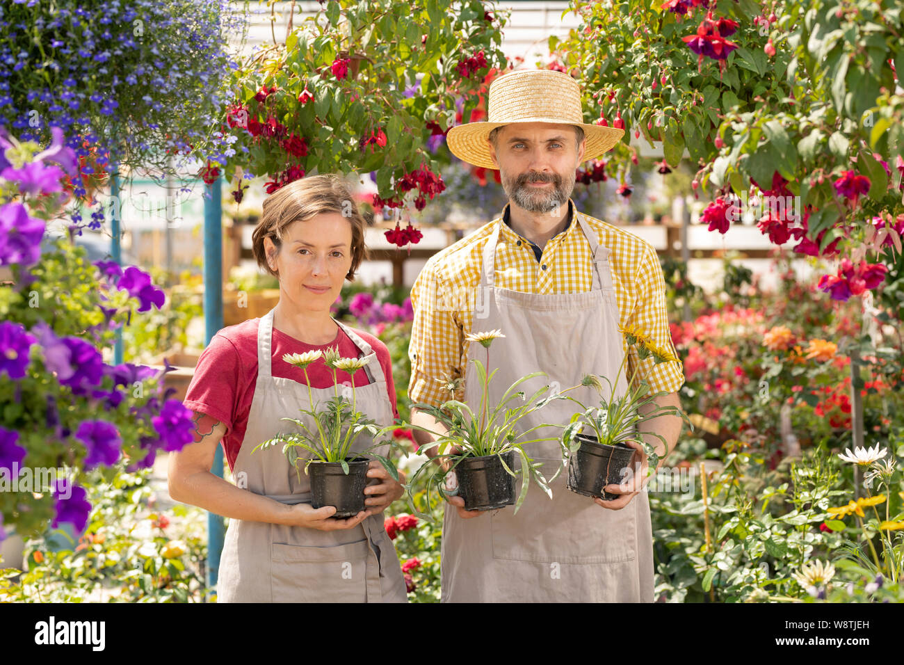Working two gardeners hi-res stock photography and images - Alamy