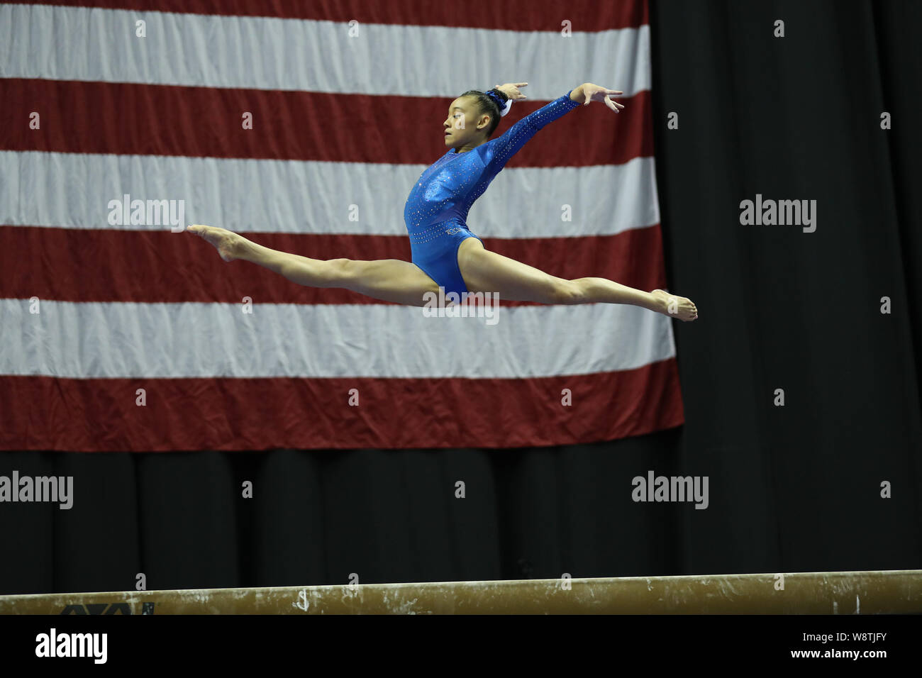 August 9, 2019: Gymnast Leanne Wong competes during day one of the ...
