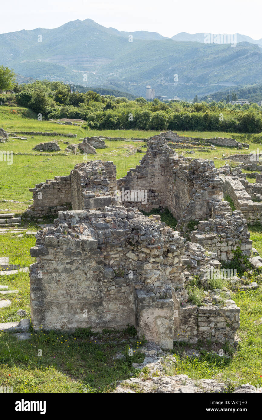 08 MAY 2019. Split, Croatia. Roman ruins of Salona at Solin, ancient ...
