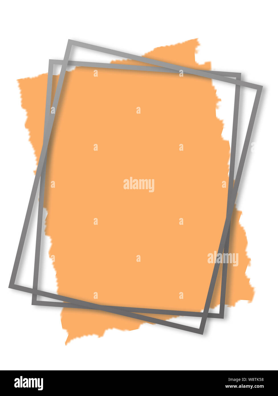 Ragged edge rectangular frame hi-res stock photography and images - Alamy