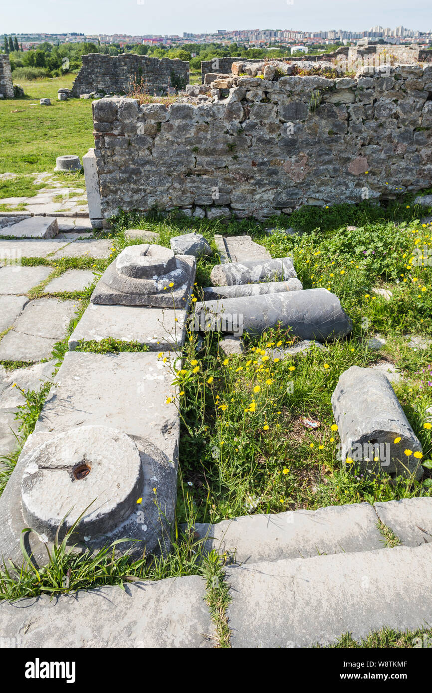 08 MAY 2019. Split, Croatia. Roman ruins of Salona at Solin, ancient ...