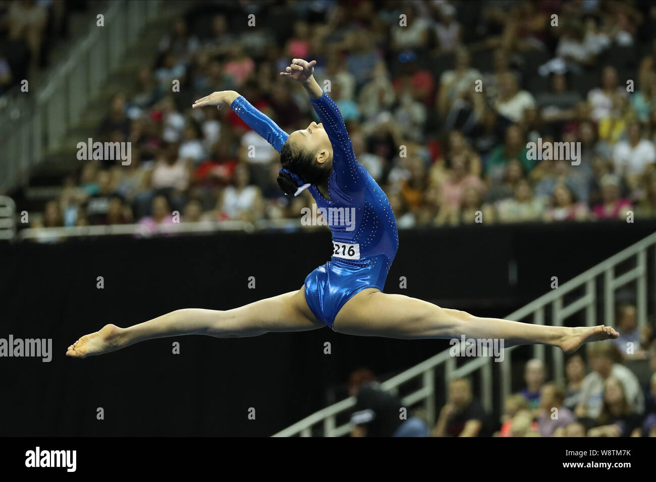 August 9, 2019: Gymnast Leanne Wong competes during day one of the ...