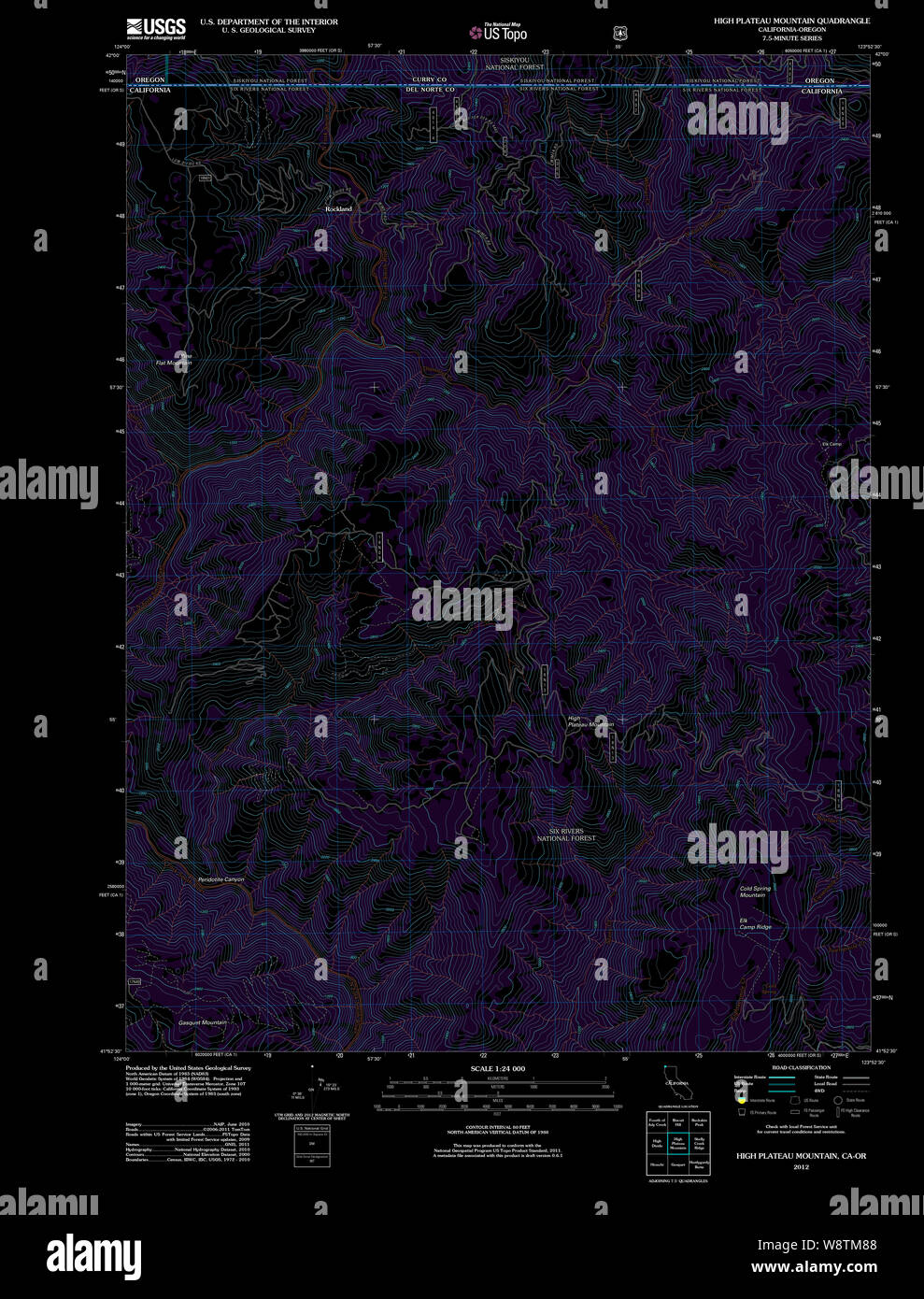 High plateau map hi-res stock photography and images - Alamy