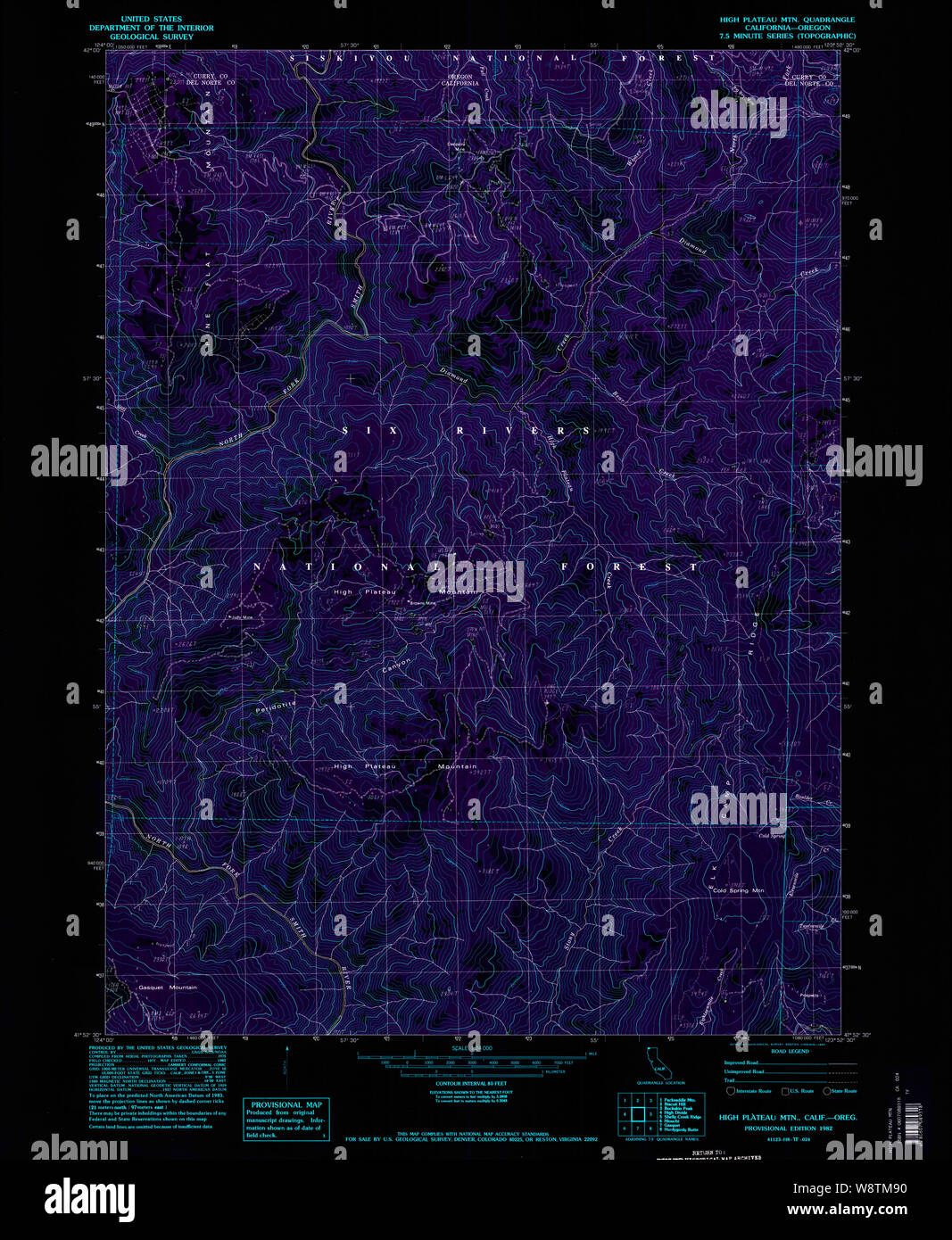 High plateau map hi-res stock photography and images - Alamy