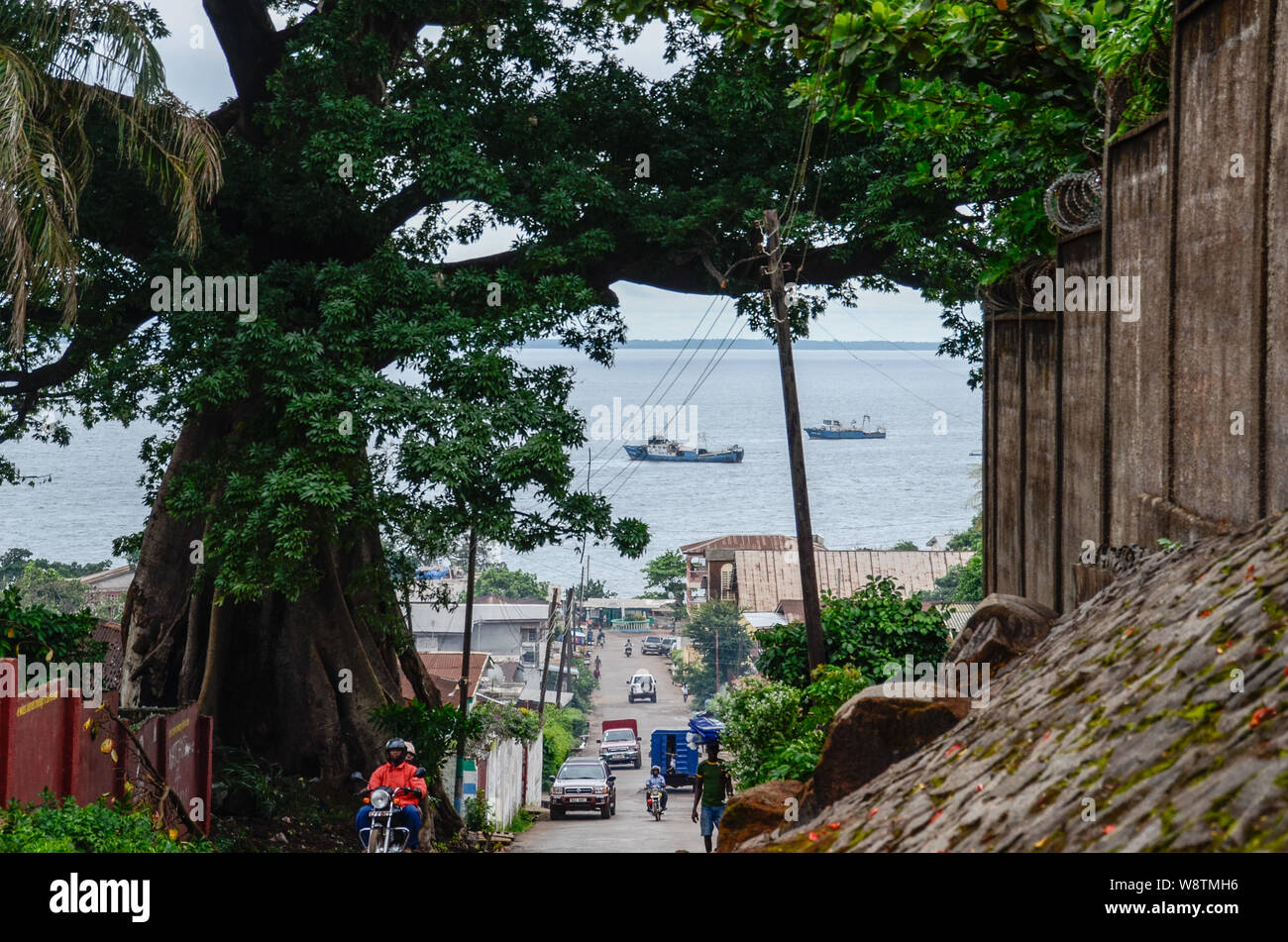 Macaulay Street, Murray Town, Freetown, Sierra Leone in 2014 Stock ...
