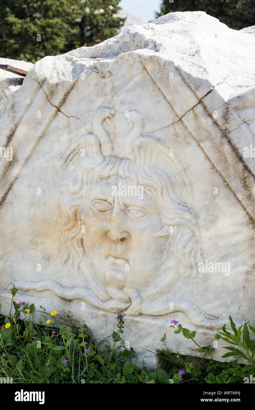 08 MAY 2019. Split, Croatia. Roman ruins of Salona at Solin, ancient ...