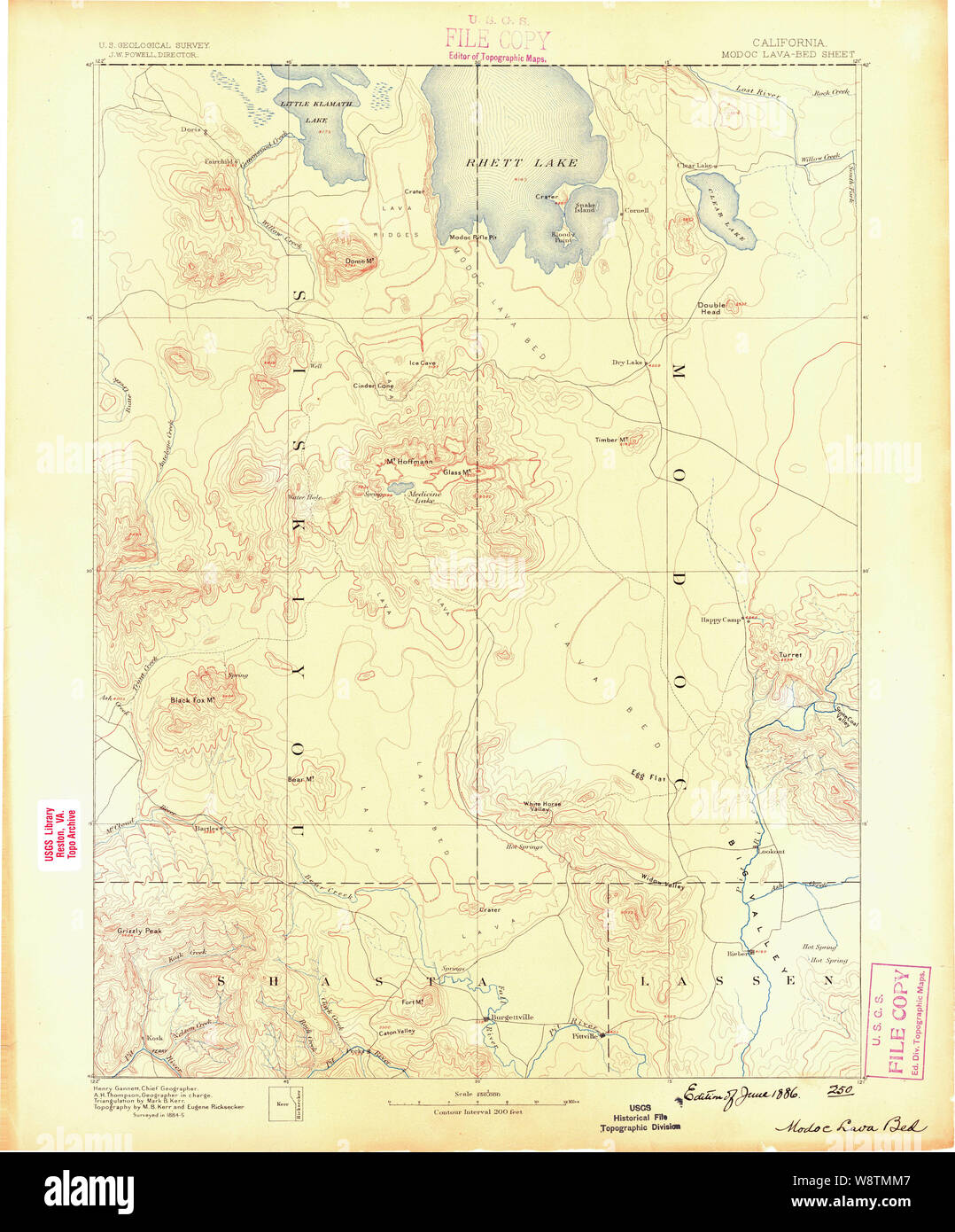 Modoc map hi-res stock photography and images - Alamy