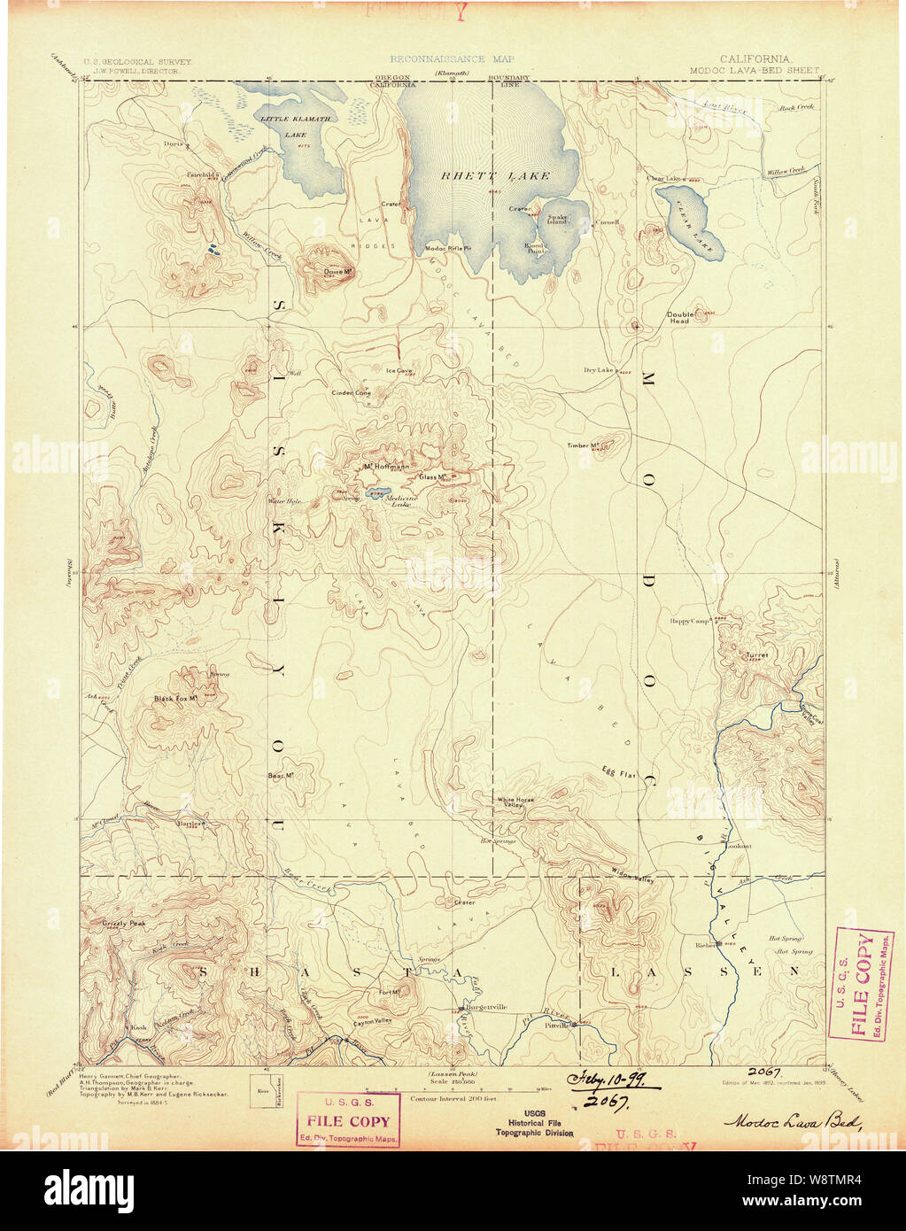Modoc map hi-res stock photography and images - Alamy