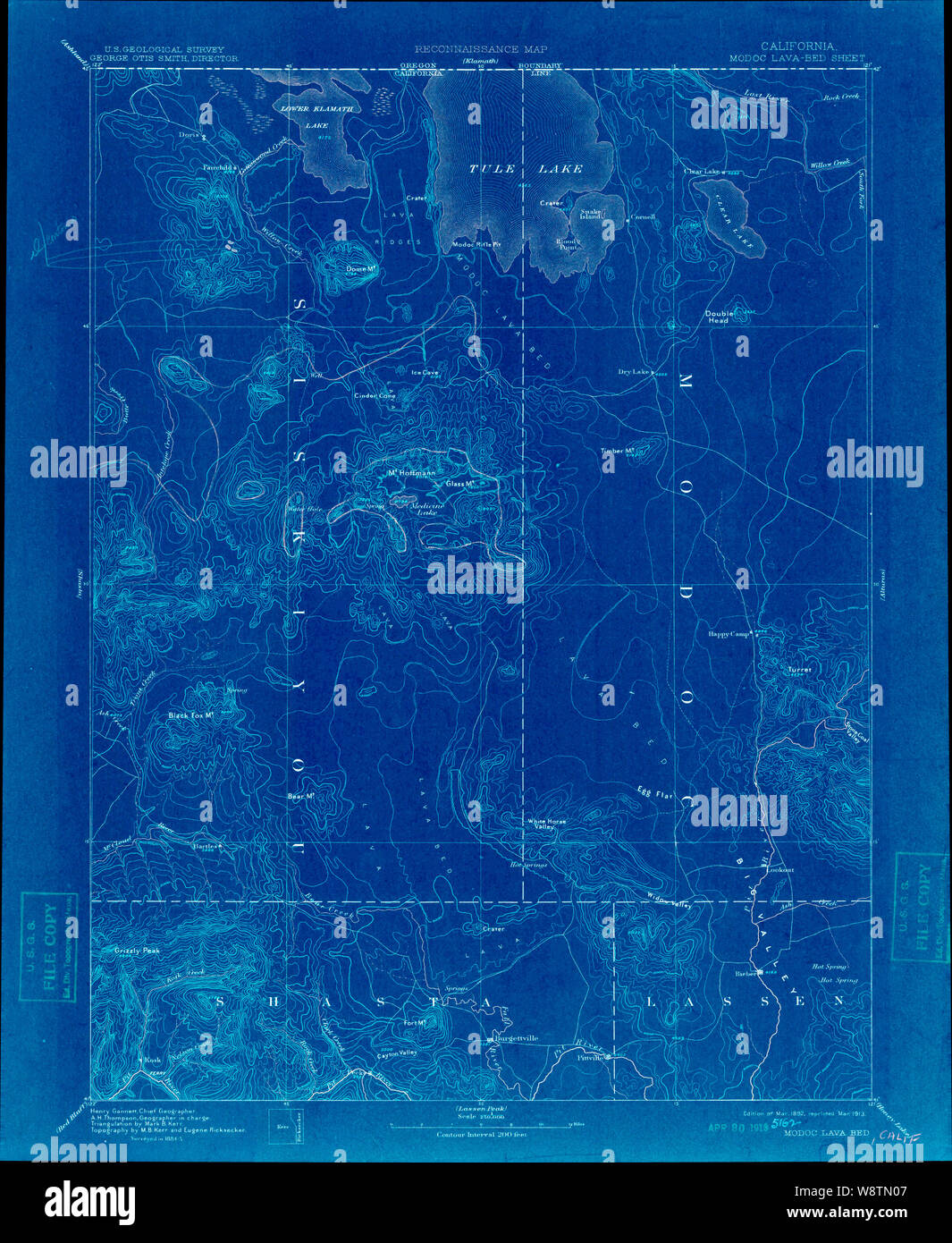 Modoc map hi-res stock photography and images - Alamy