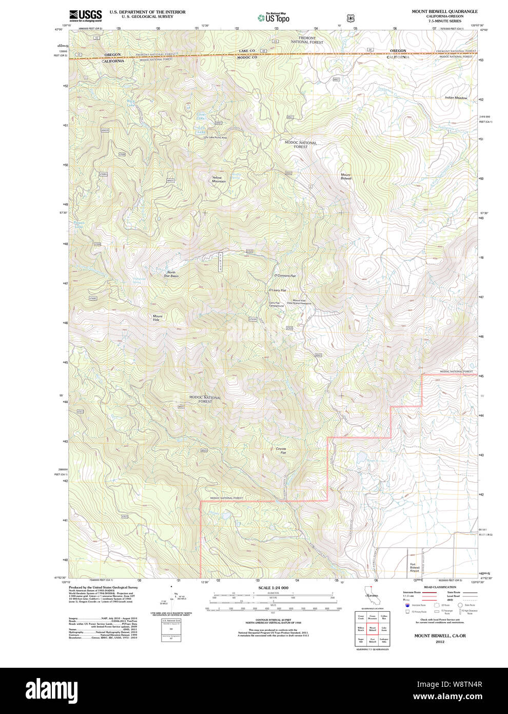 Bidwell map hi-res stock photography and images - Alamy