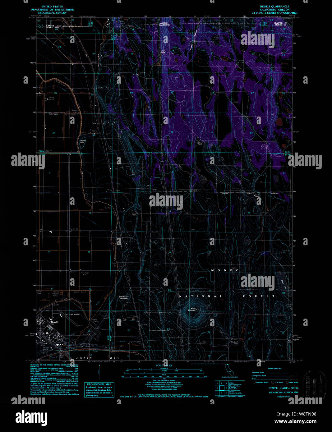 Map of newell hi-res stock photography and images - Alamy