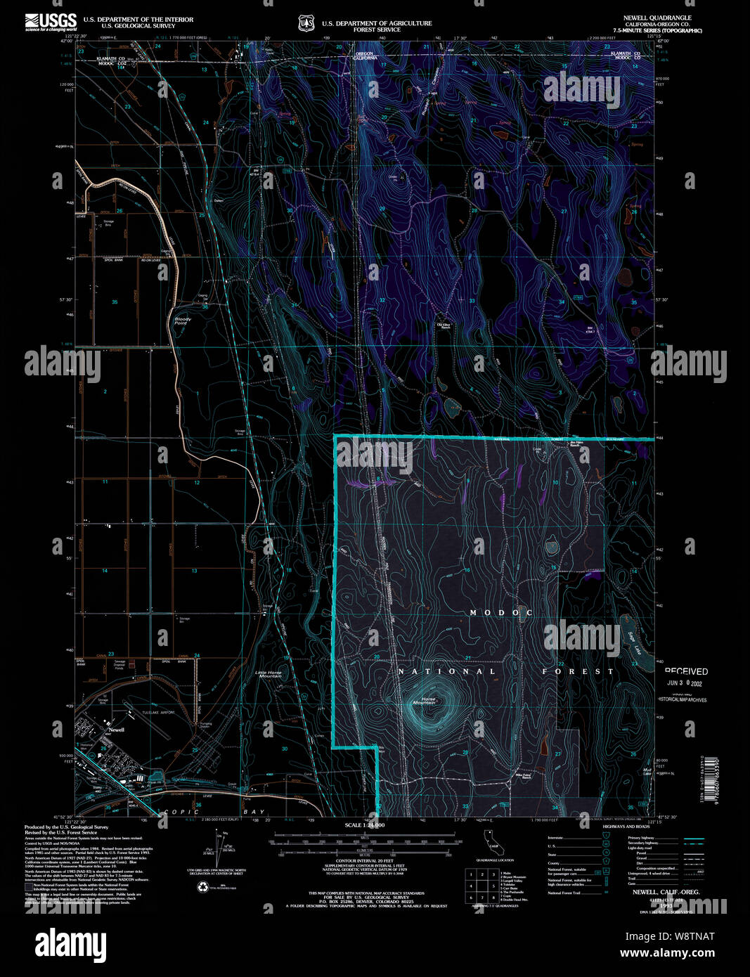Map of newell hi-res stock photography and images - Alamy