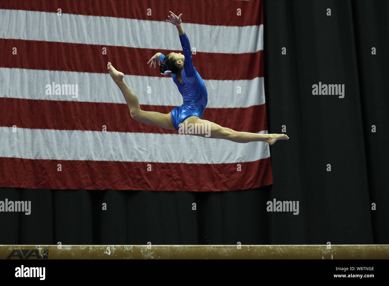 August 9, 2019: Gymnast Leanne Wong competes during day one of the ...
