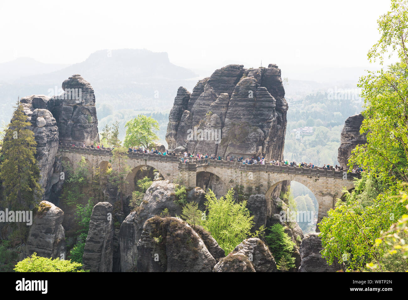 Stone bridge ruins in mountains, Europe Stock Photo - Alamy