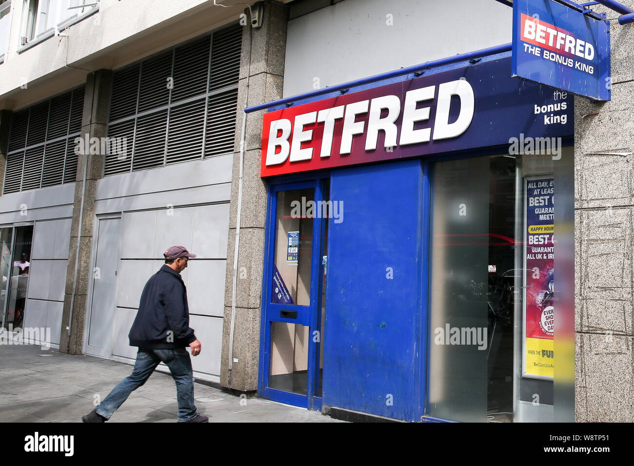 August 11, 2019, London, United Kingdom: A man is seen walking into a ...