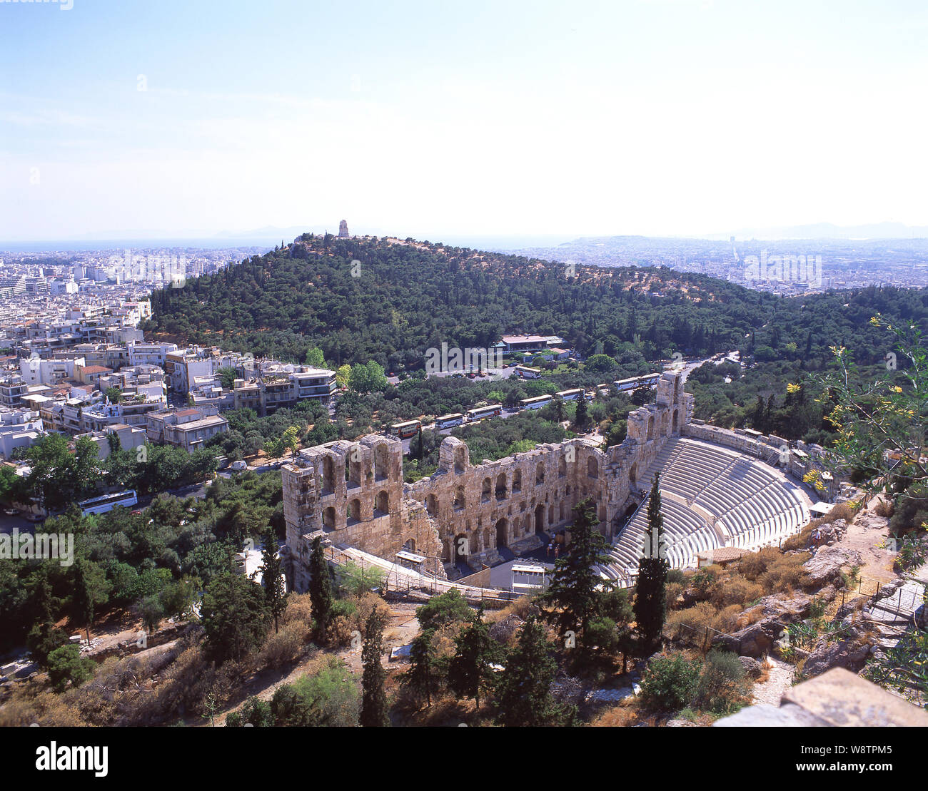 The Atticus Theatre (AD61), Odeon of Herodes, The Acropolis of Athens ...
