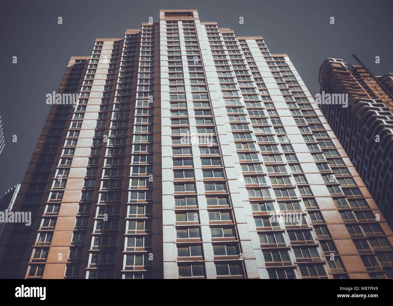 Low angle shot of a high rise building Stock Photo - Alamy