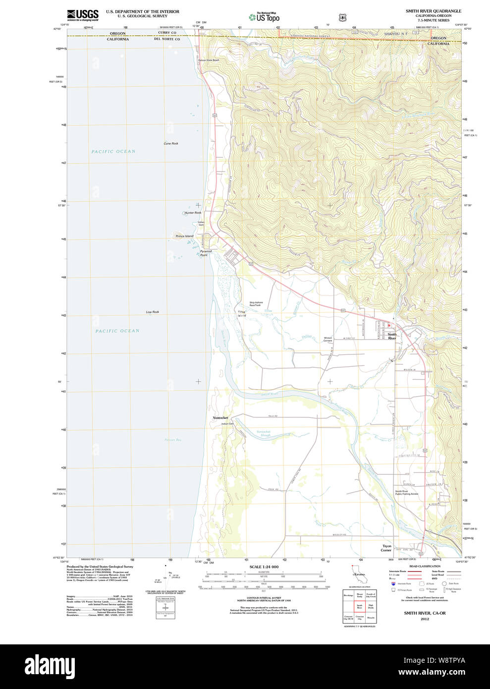 Topographic map river Cut Out Stock Images & Pictures - Alamy