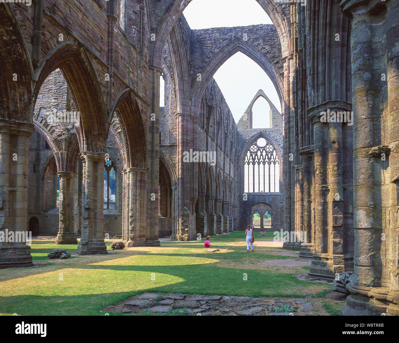 Interior of tintern abbey hi-res stock photography and images - Alamy