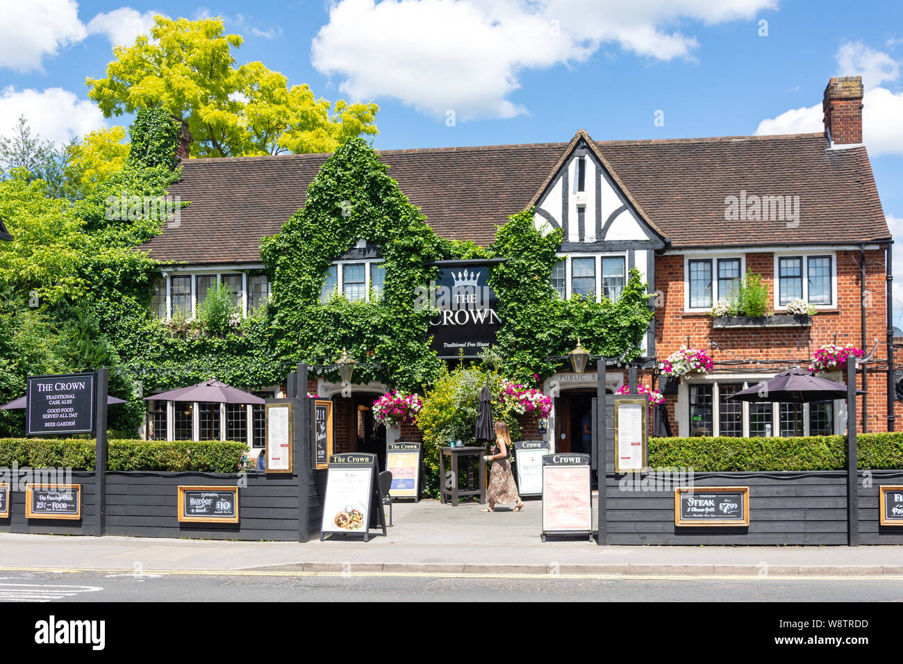 Egham town centre high street hi-res stock photography and images - Alamy