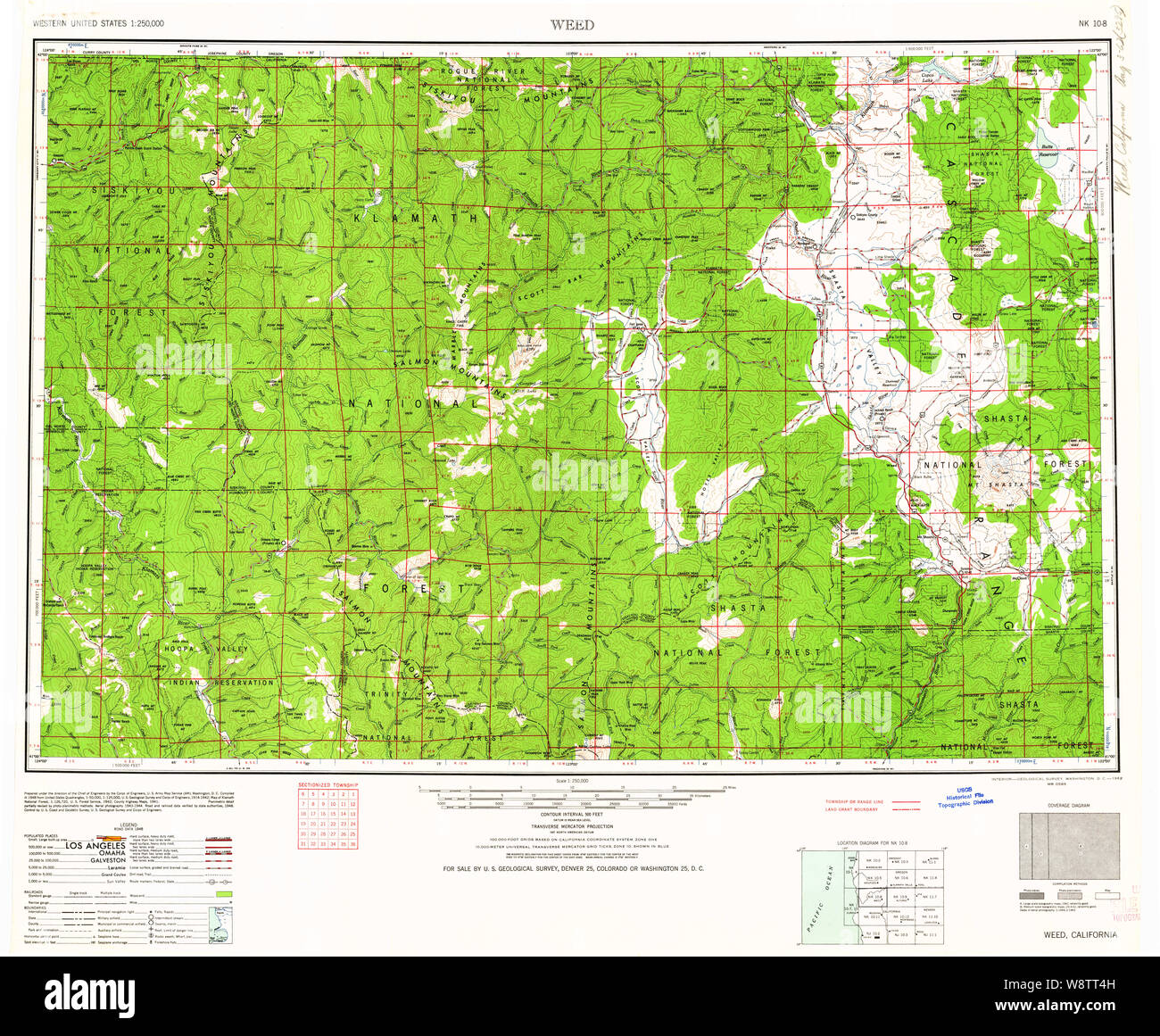 Map of weed california hi-res stock photography and images - Alamy