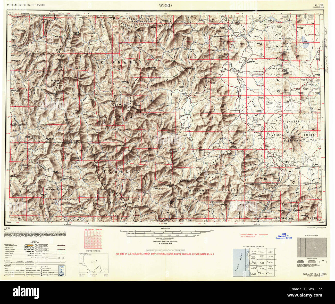 Map of weed california hi-res stock photography and images - Alamy