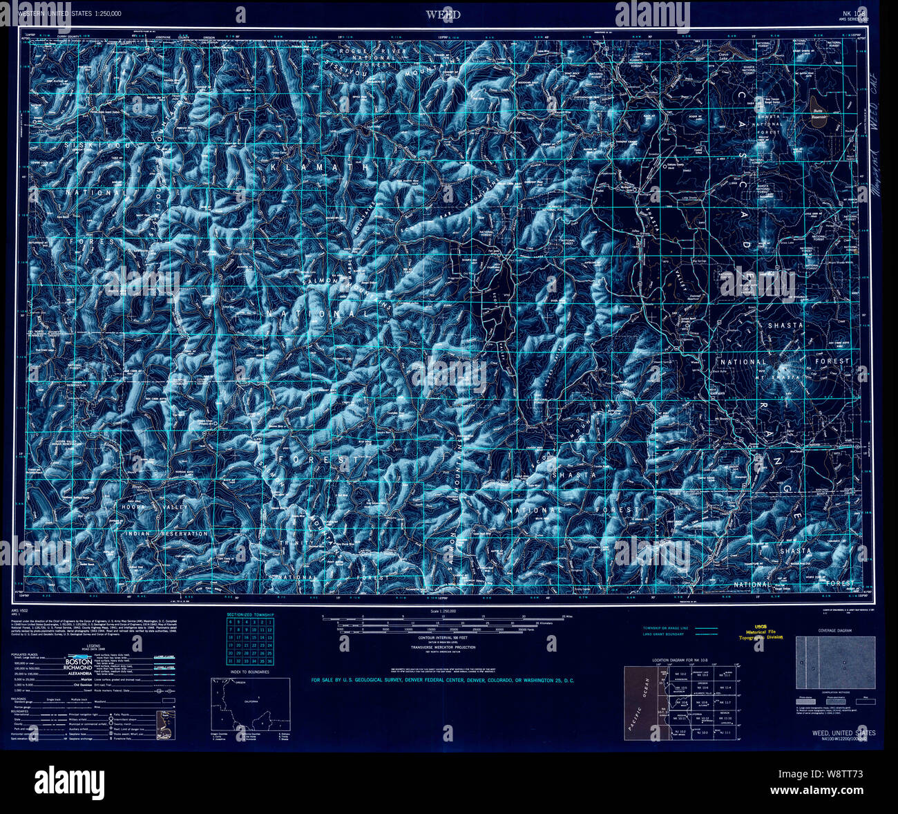 Map of weed california hi-res stock photography and images - Alamy