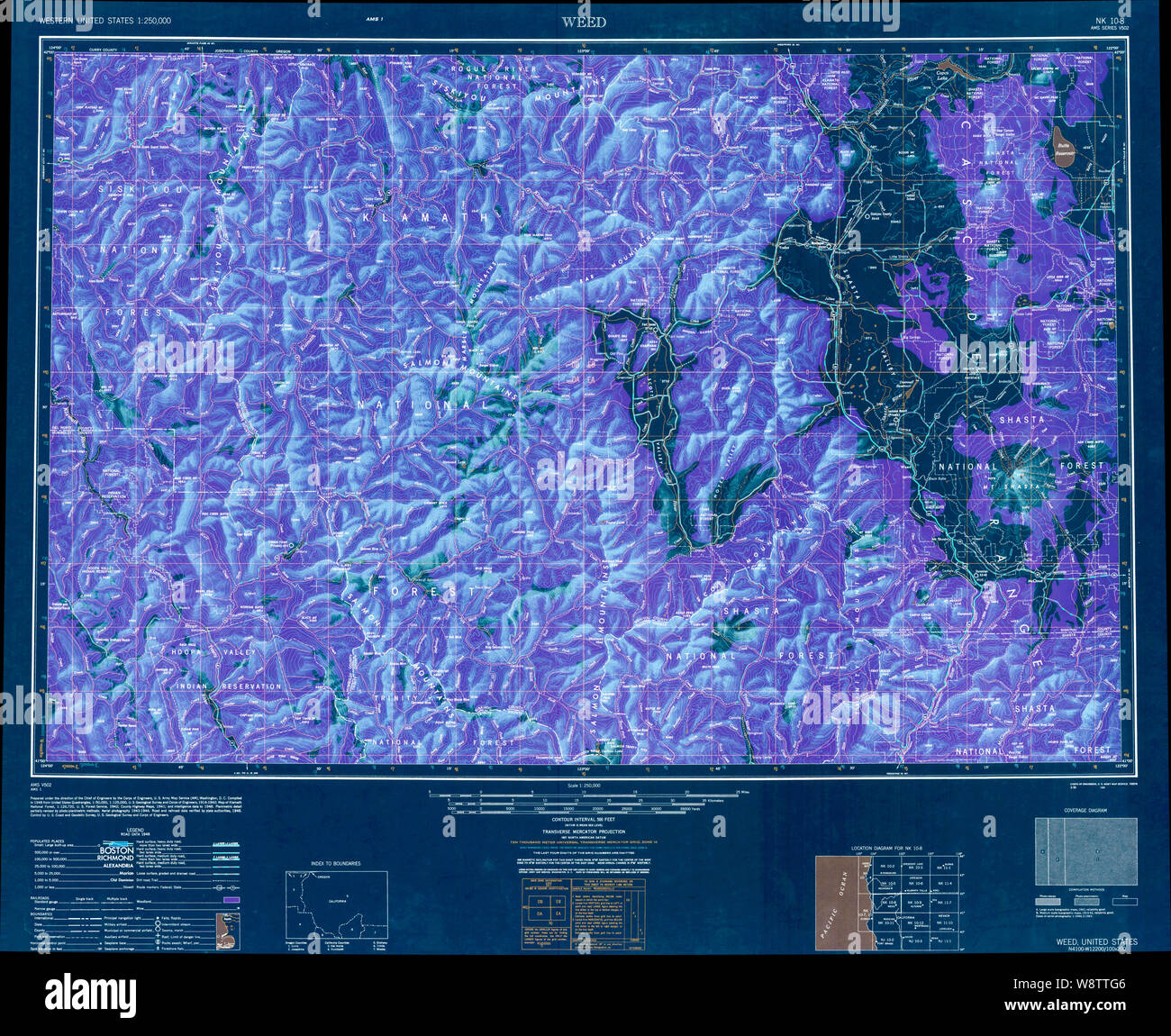 Map of weed california hi-res stock photography and images - Alamy
