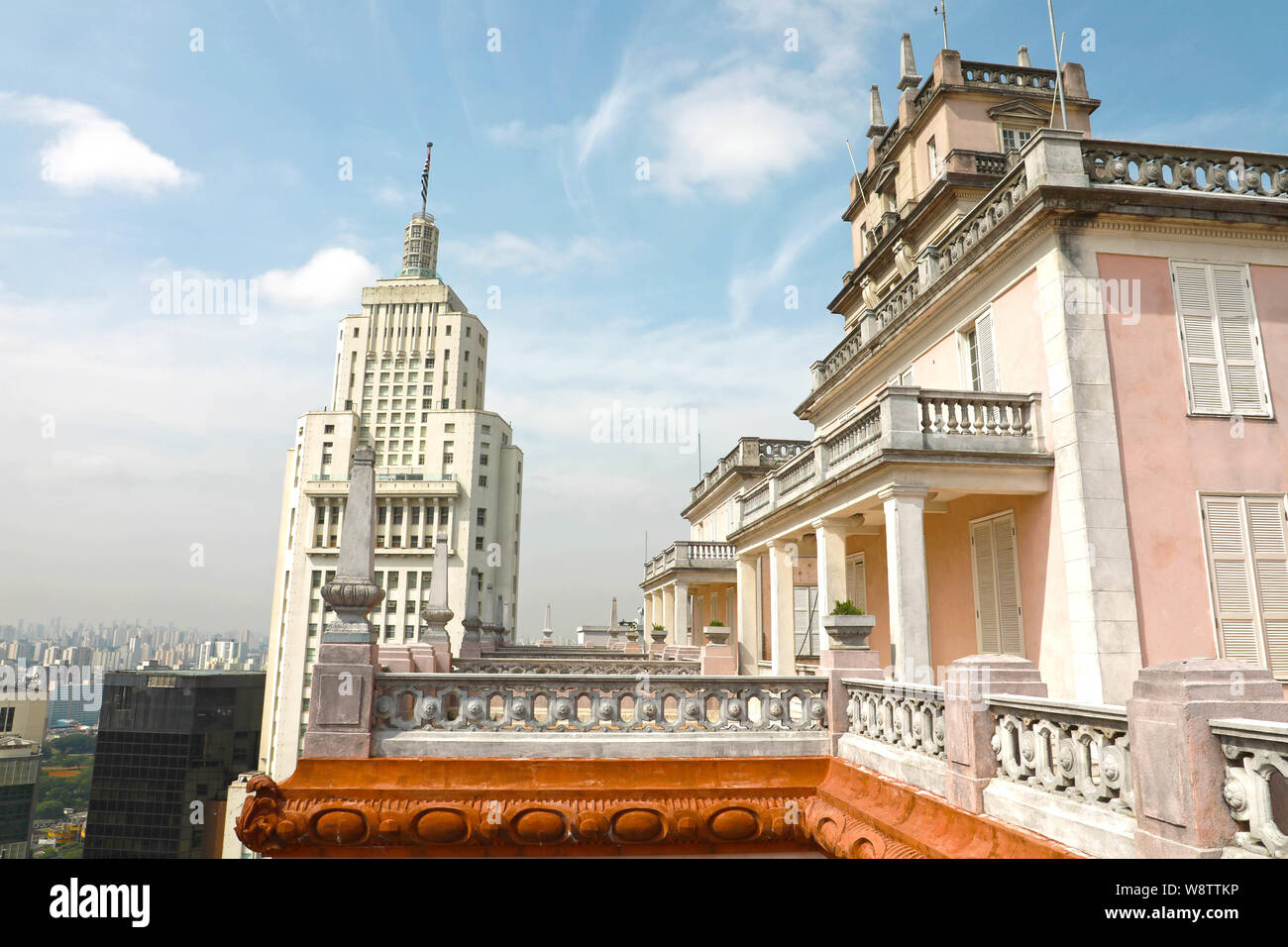 SAO PAULO, BRAZIL - MAY 10, 2019: Facade of Altino Arantes Building ...