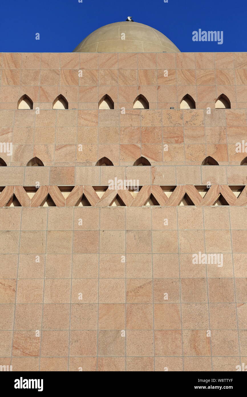 Domed building of New Loulan Museum in Ruoqiang Charkhlik town-Xinjiang ...