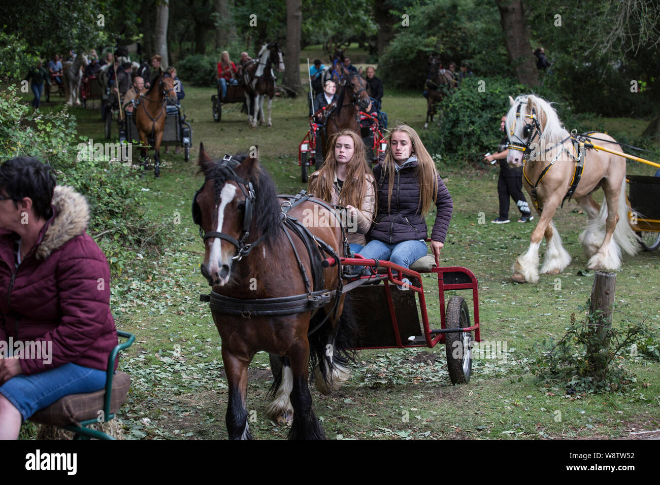 Romani Gypsy travellers meet up for an annual get together in the New ...