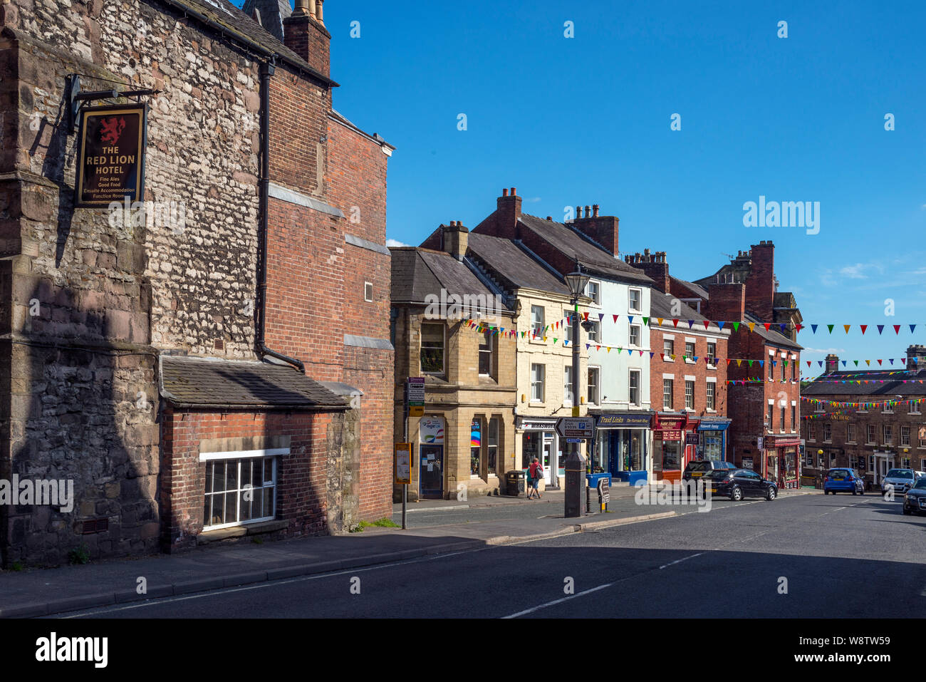 Wirksworth Town Centre and Market Place, Derbyshire Stock Photo - Alamy