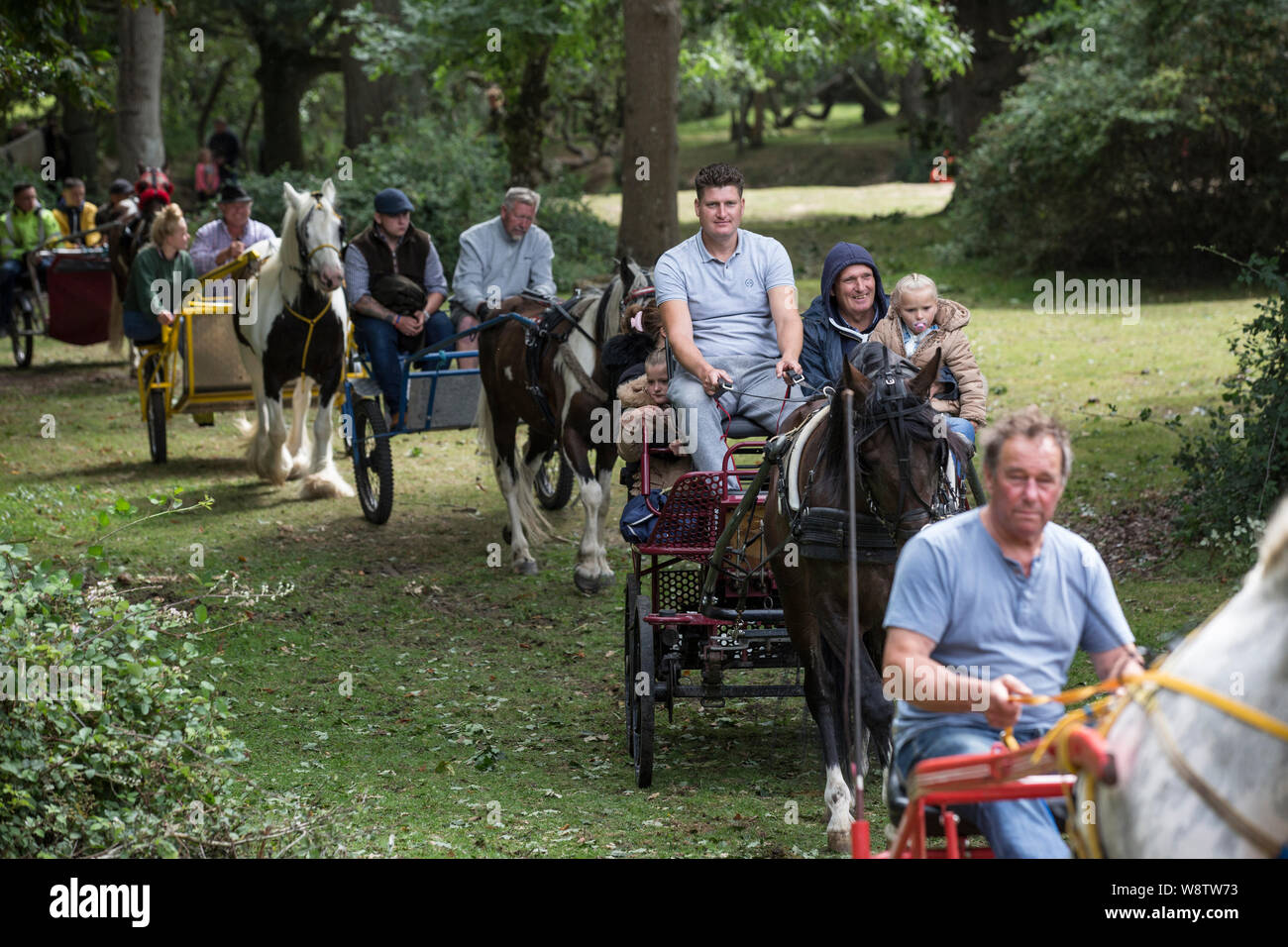 Romani Gypsy travellers meet up for an annual get together in the New ...