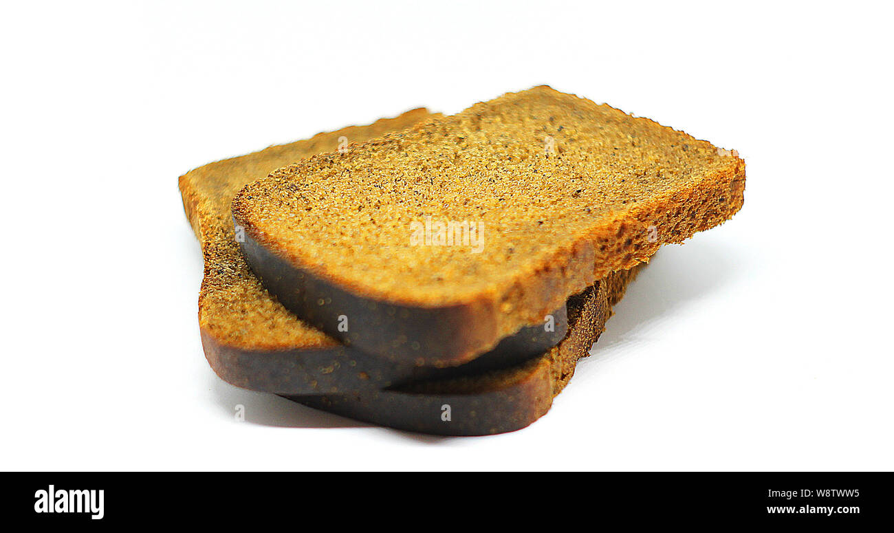 Burnt loaf of bread Cut Out Stock Images & Pictures - Alamy