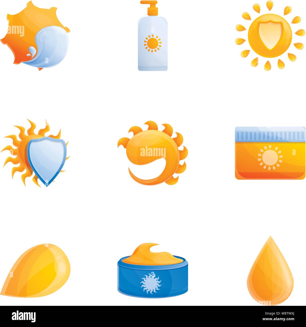 Sun screen child Stock Vector Images - Alamy