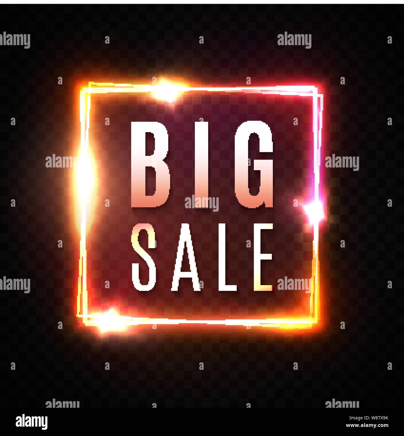 Big square signboard Stock Vector Images - Alamy