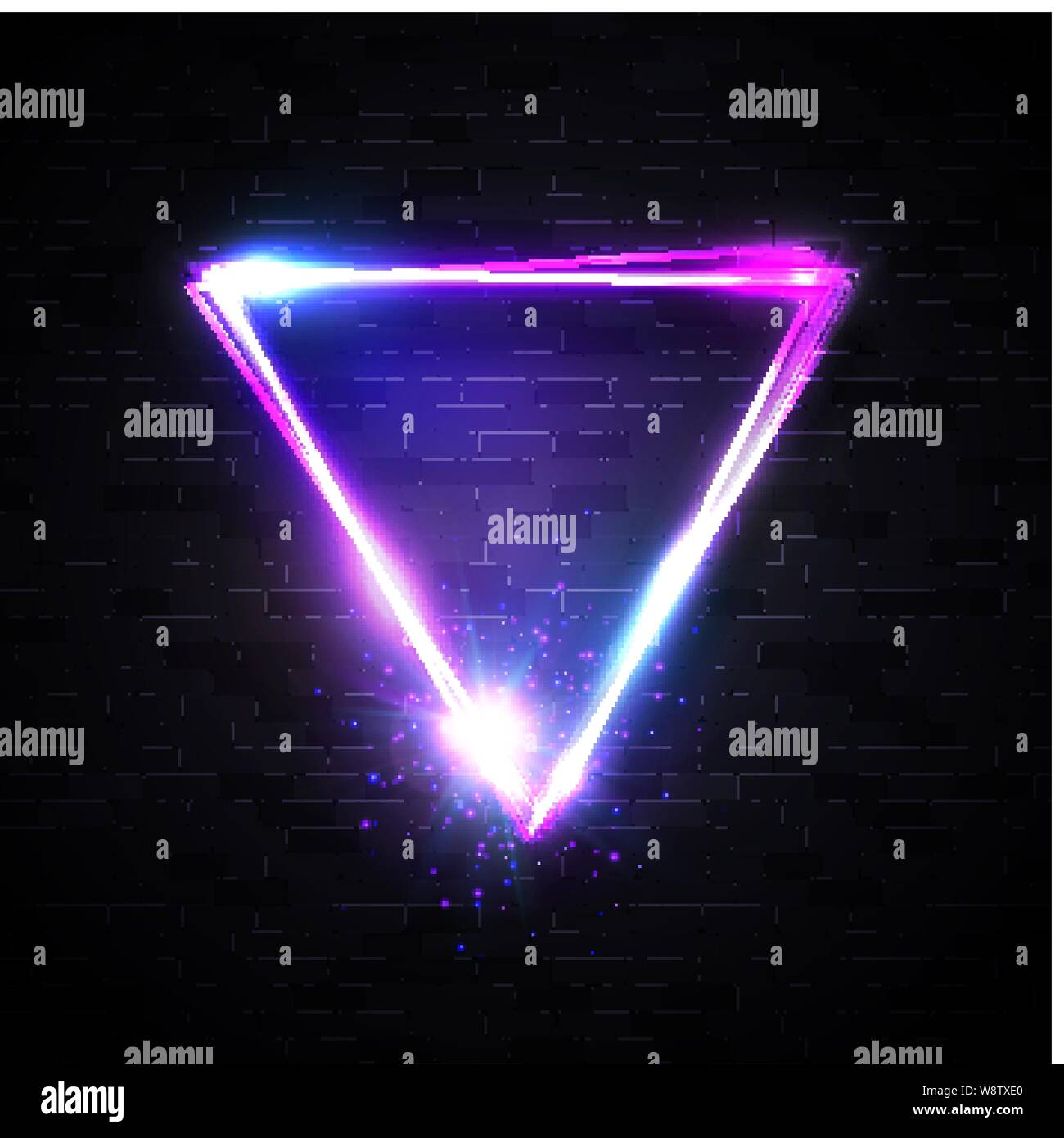 Abstract background bright particles glowing Stock Vector Images - Alamy