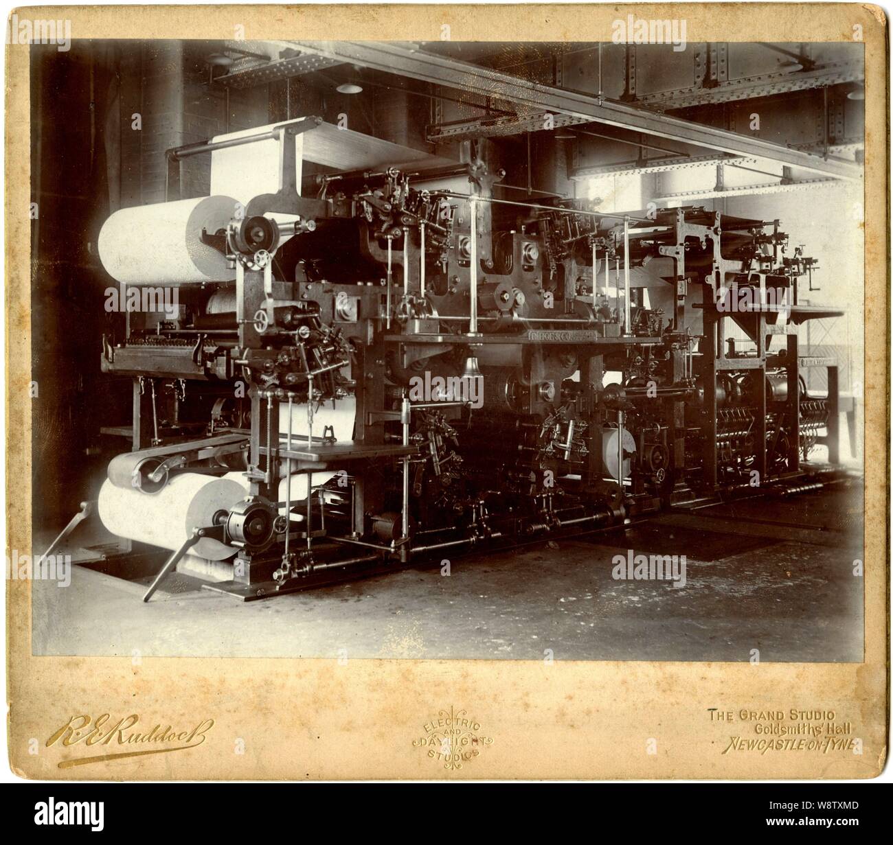 R hoe mechanical printing press hi-res stock photography and images - Alamy