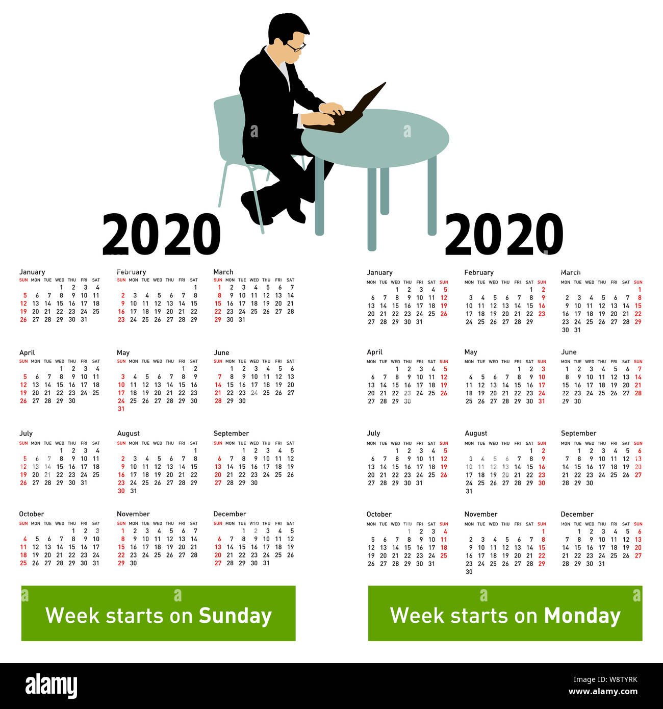 Calender computer Cut Out Stock Images & Pictures - Alamy