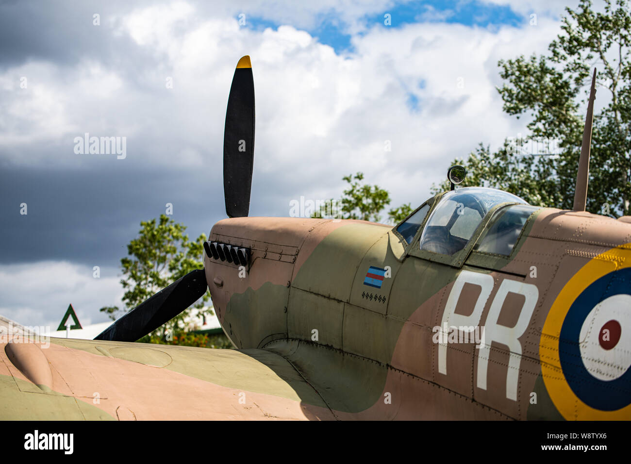 Historic world war ii propeller plane hi-res stock photography and ...