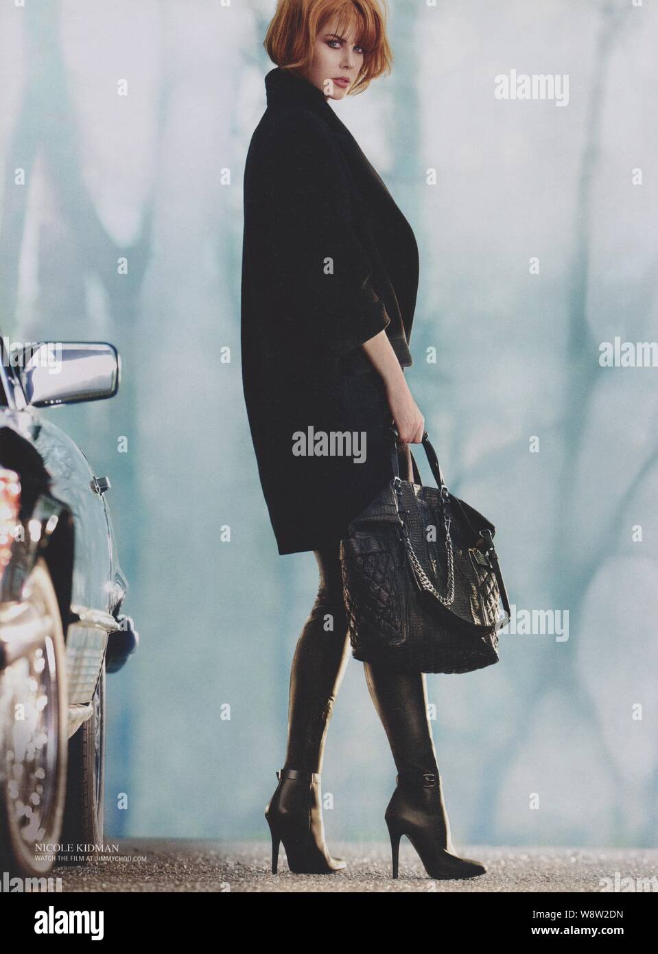 poster advertising Jimmy Choo fashion footwear house with Nicole Kidman ...