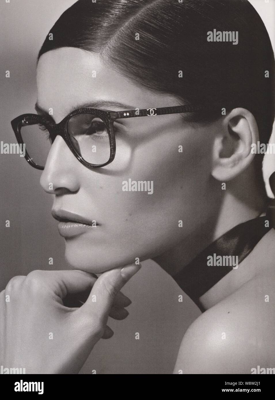 poster advertising CHANEL fashion house in paper magazine from 2013 ...