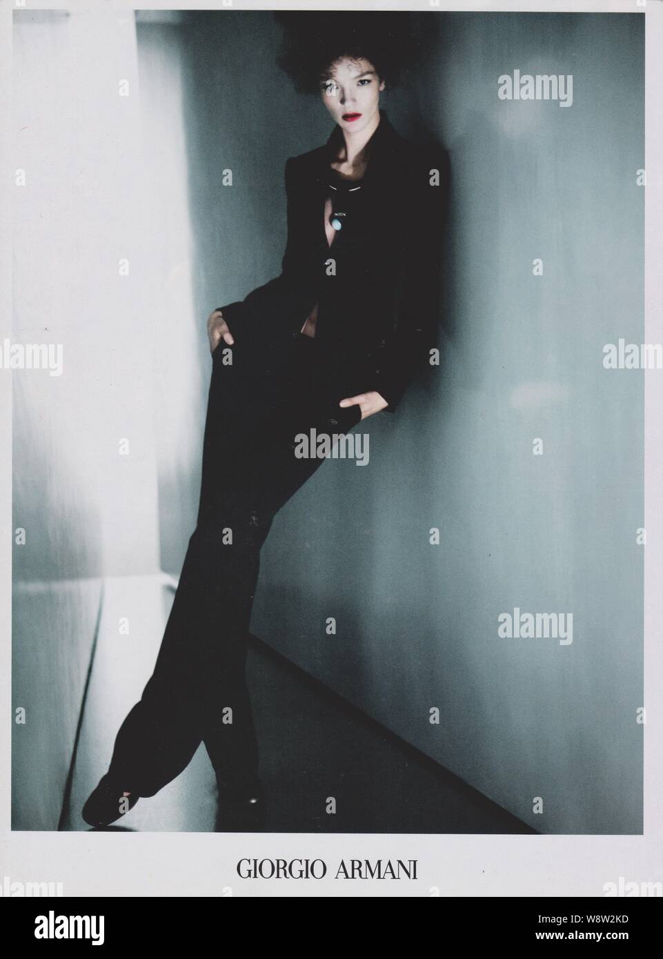 Giorgio armani advert hi-res stock photography and images - Alamy