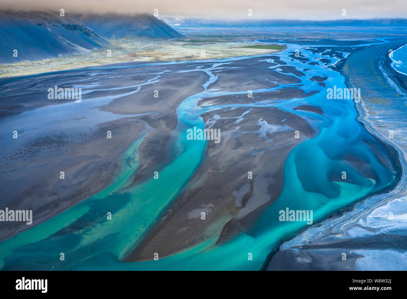 Aerial top view deposits rock hi-res stock photography and images - Alamy